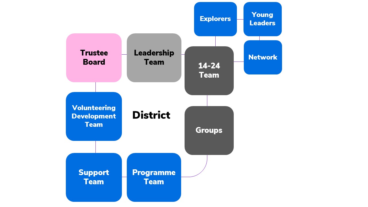 Structure of our volunteer teams | Scouts